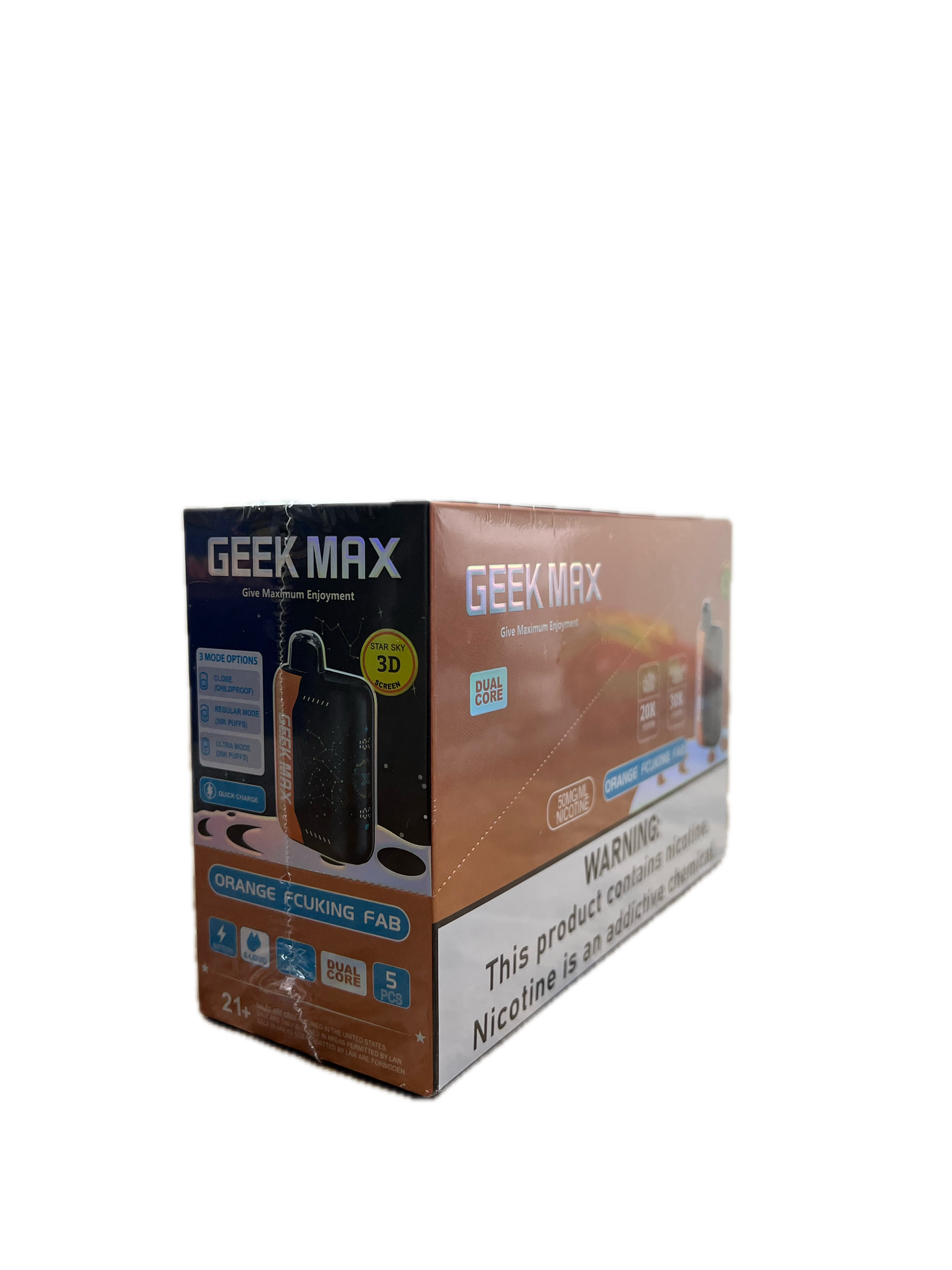 Geek Max Orange Fcuking Fab 5 Pack – Cali S Market